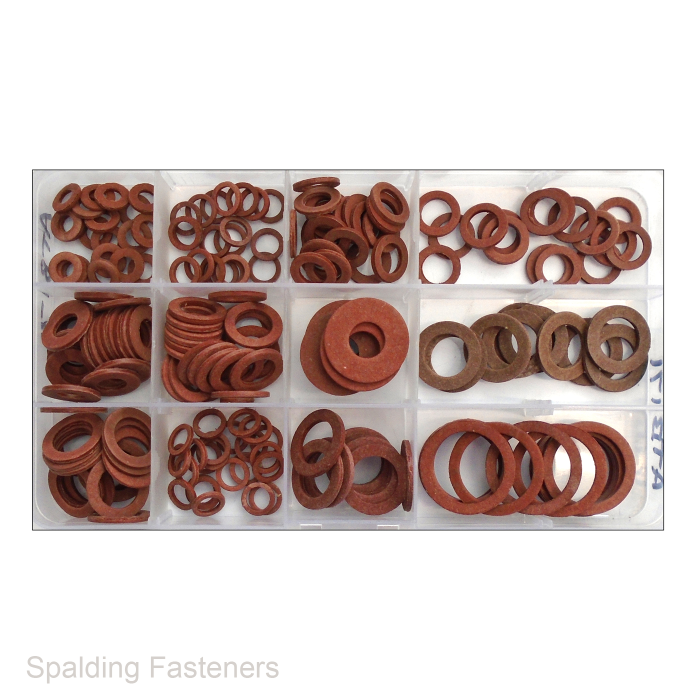 Imperial Red Fibre Flat Sealing Washers Small To Medium Sizes | eBay