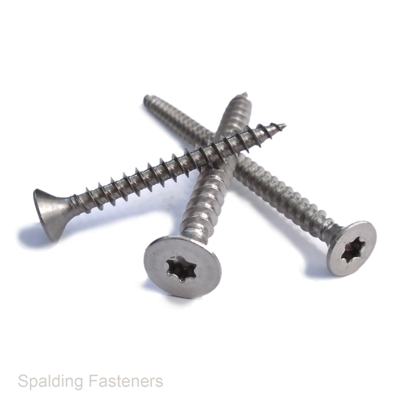 CHIPBOARD WOODSCREWS A2 STAINLESS COUNTERSUNK TORX ALL SIZES AVAILABLE ...