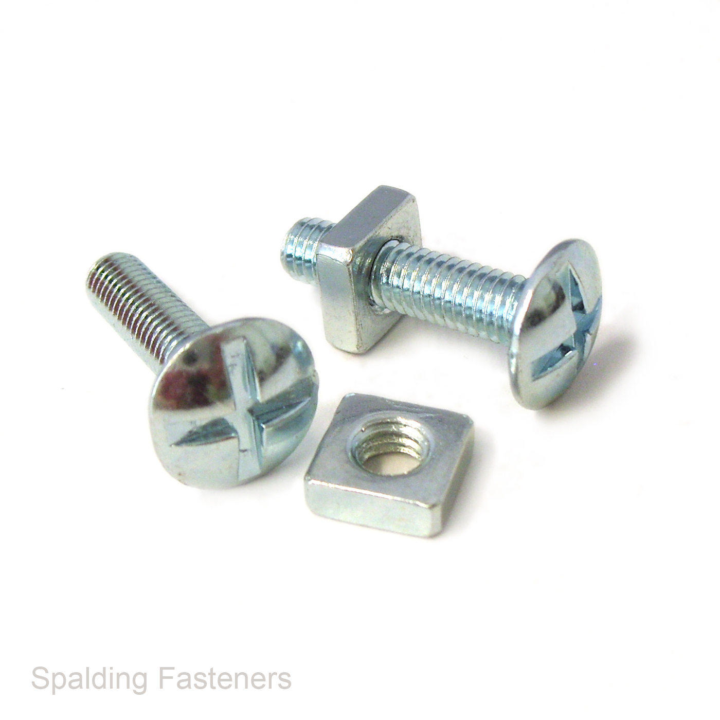 M5 M6 M8 ROOFING BOLTS CROSS HEAD MUSHROOM MACHINE SCREW BOLTS + NUTS ...