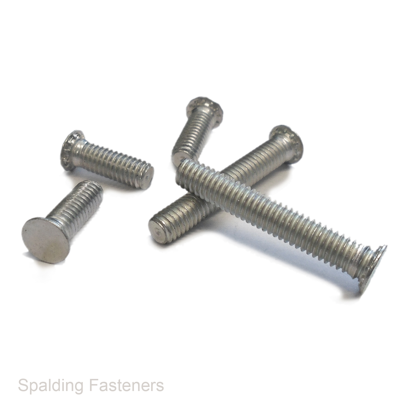 Metric Self Clinching Zinc Plated Carbon Steel Threaded Studs M3,M4,M5 ...